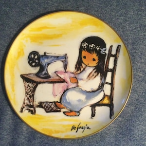 Collectibles Art & Collectibles Vintage DeGrazia collectors plate etna ...