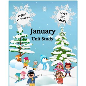 January, Unit Study, Winter, Homeschool, Snow Flake, Iditarod, Winnie ...