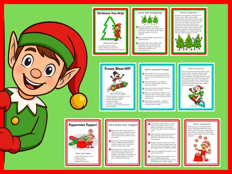Christmas Science Experiments: 25 Kids Science Activities Hands-on (PDF ...