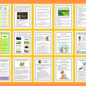 Cricket Unit Study: Homeschool STEM Activities, Nature Study (PDF ...
