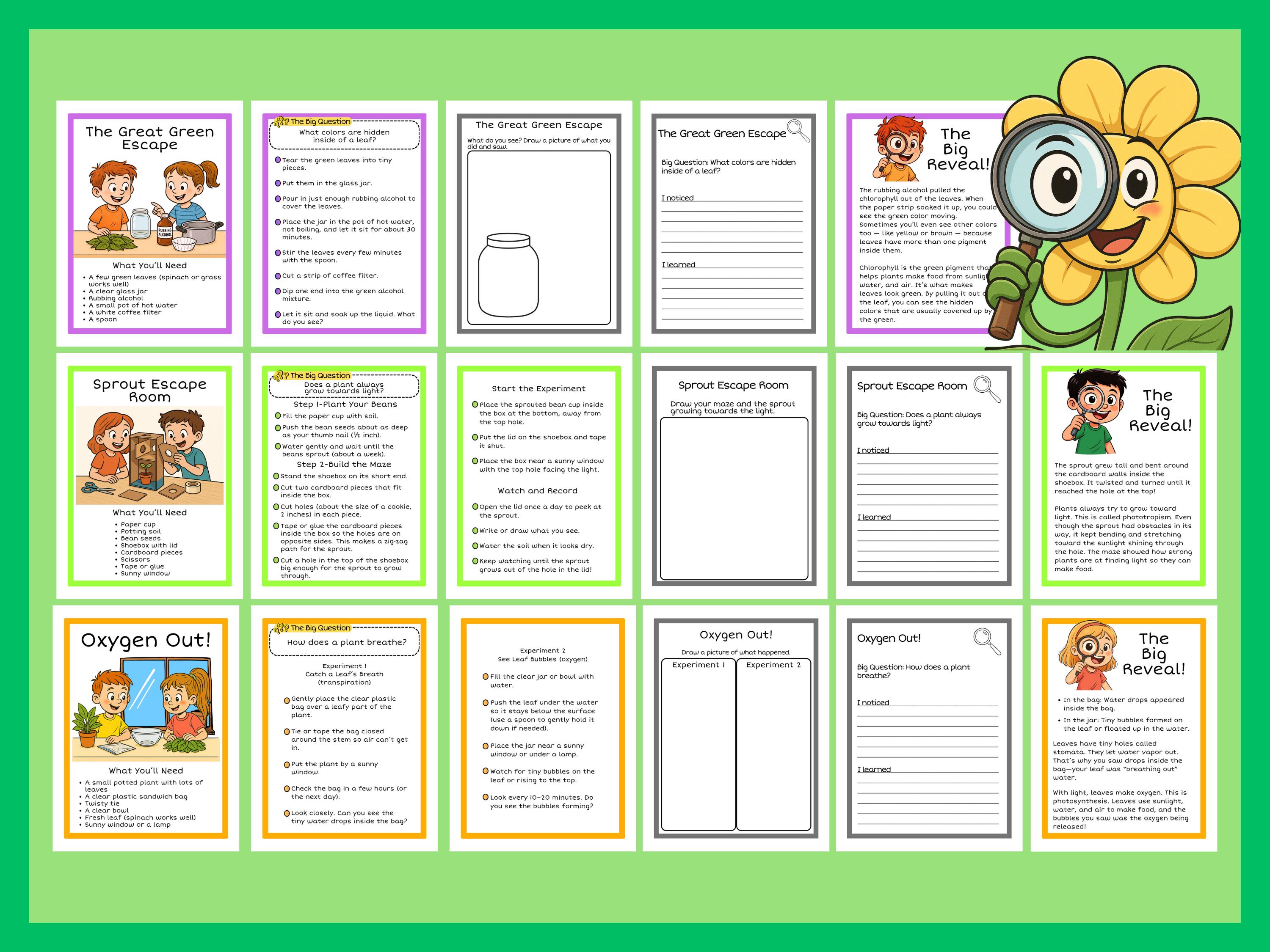 Spring Science Experiments – 25 Hands-on Experiments for Kids! - Etsy