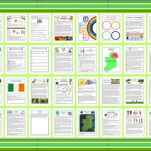 March, Unit Study, Homeschool, St. Patrick's Day, Printable, Spring ...
