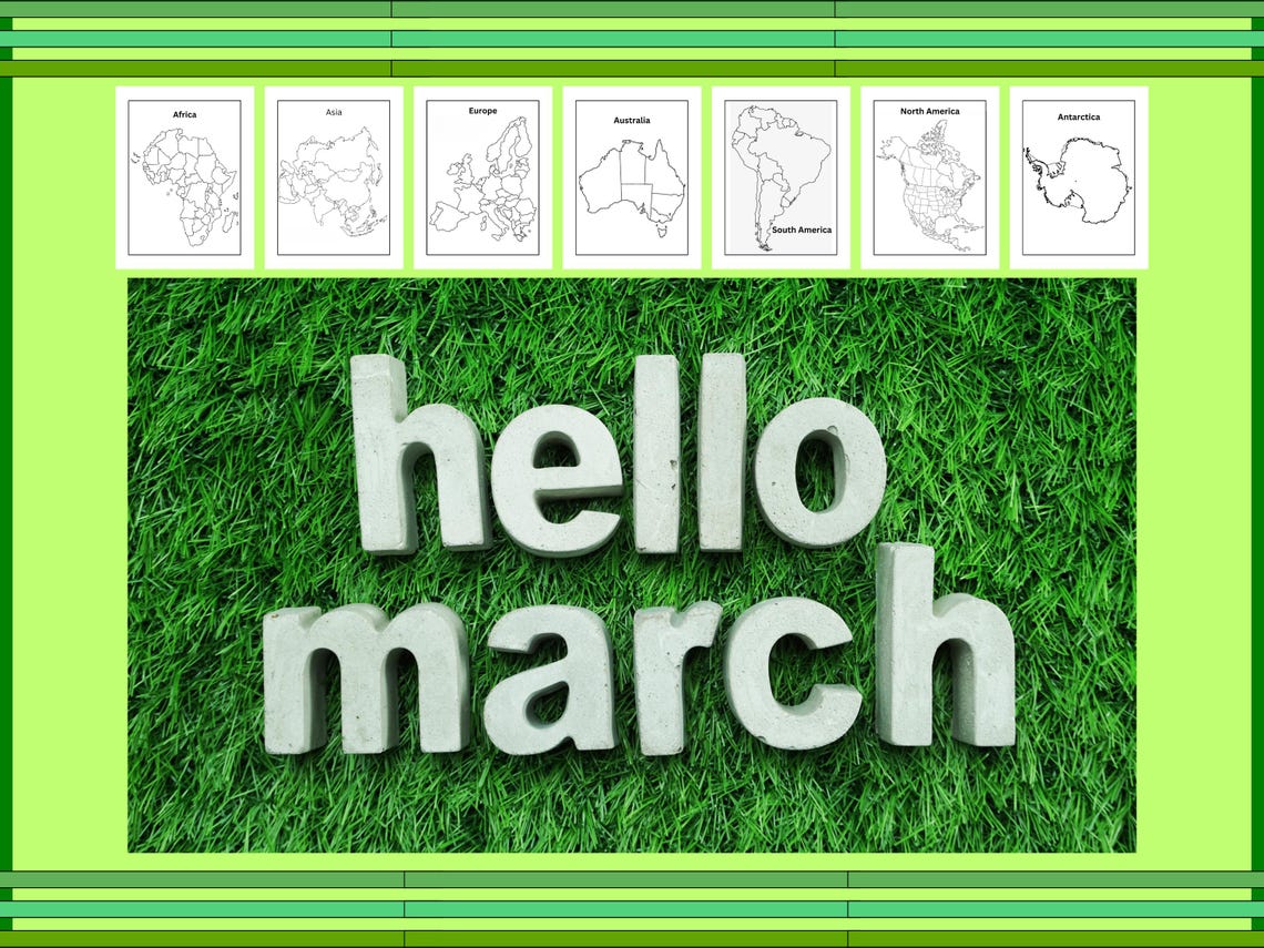 March, Unit Study, Homeschool, St. Patrick's Day, Printable, Spring ...