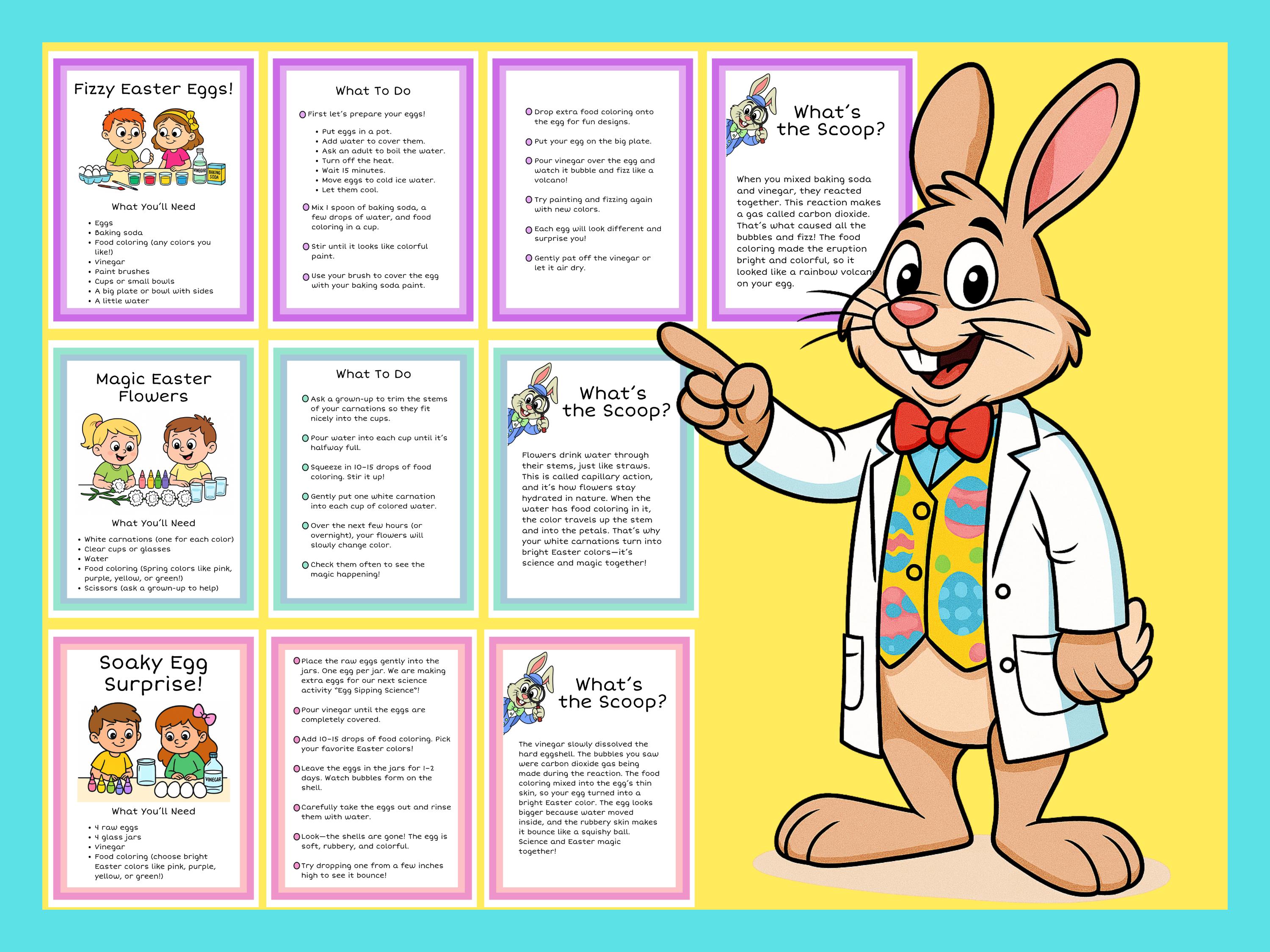 Easter Science Experiments: 25 Fun Experiments (instant PDF Download ...