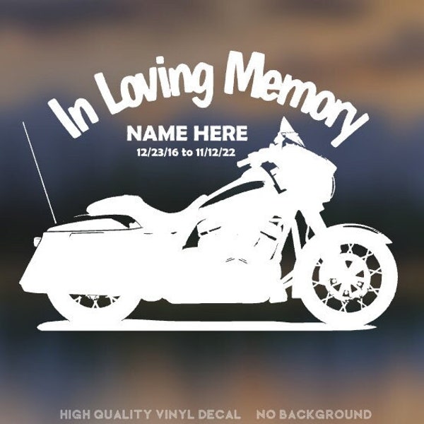 In Memory of Motorcycle Svg - Etsy