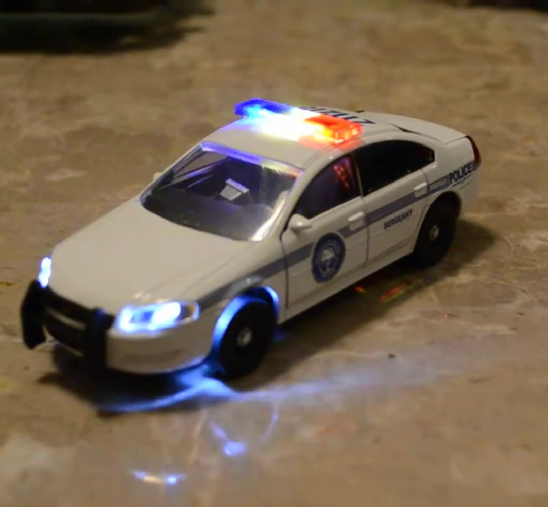 1/32 Jada Hero Chevy Impala Diecast Model Police Car With Working Led ...
