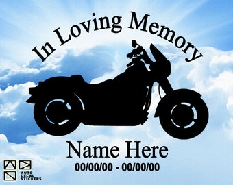 In Loving Memory of Angel Wings Vinyl Window Decal Sticker Car Truck ...