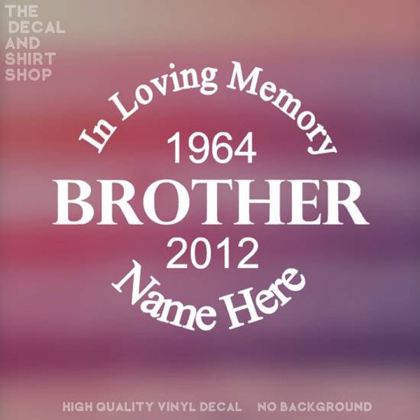 Memory Car Decal - Etsy