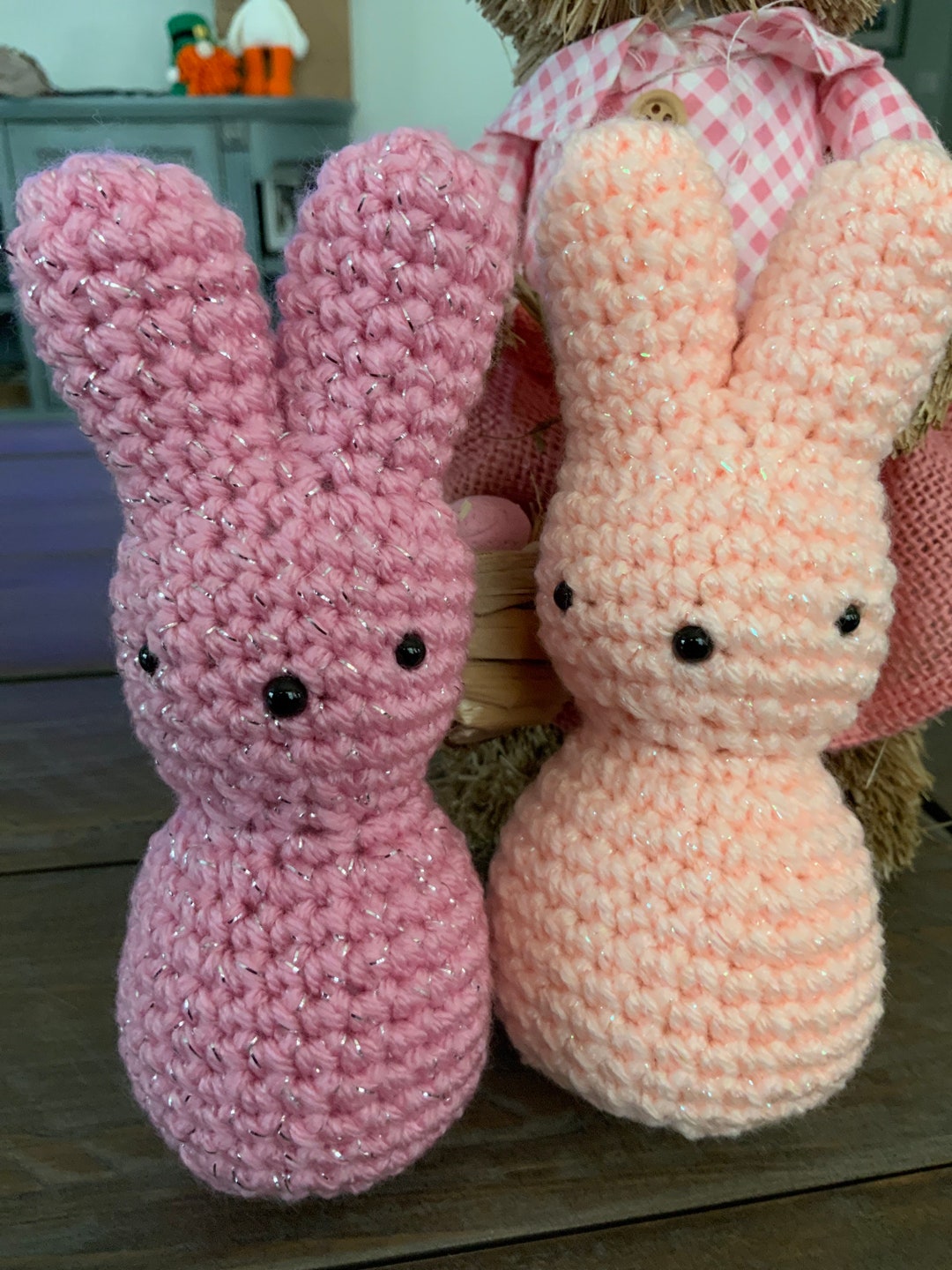 Stuffed Peep Bunnies NEW COLORS - Etsy
