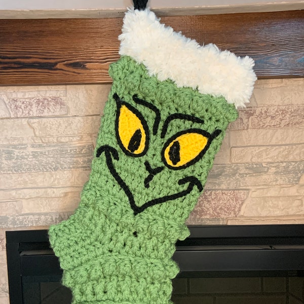 Grinch Stocking - Etsy
