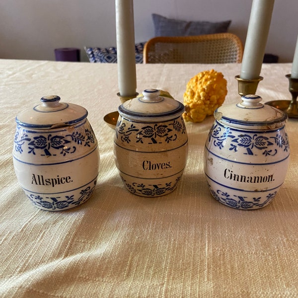 Vintage Spice Jars - Etsy