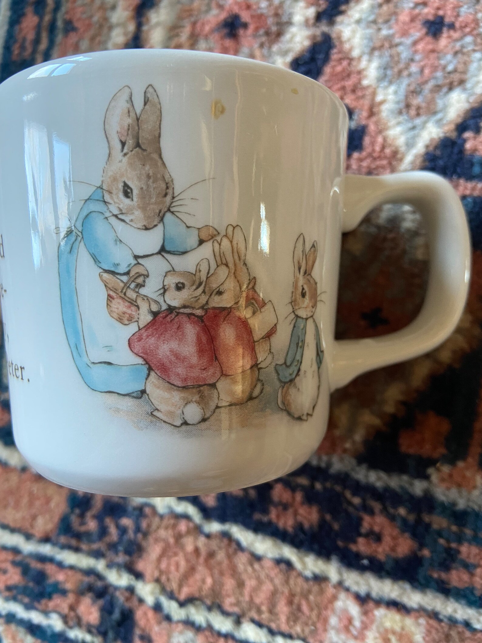 A Vintage Wedgwood Peter Rabbit Mug - Etsy