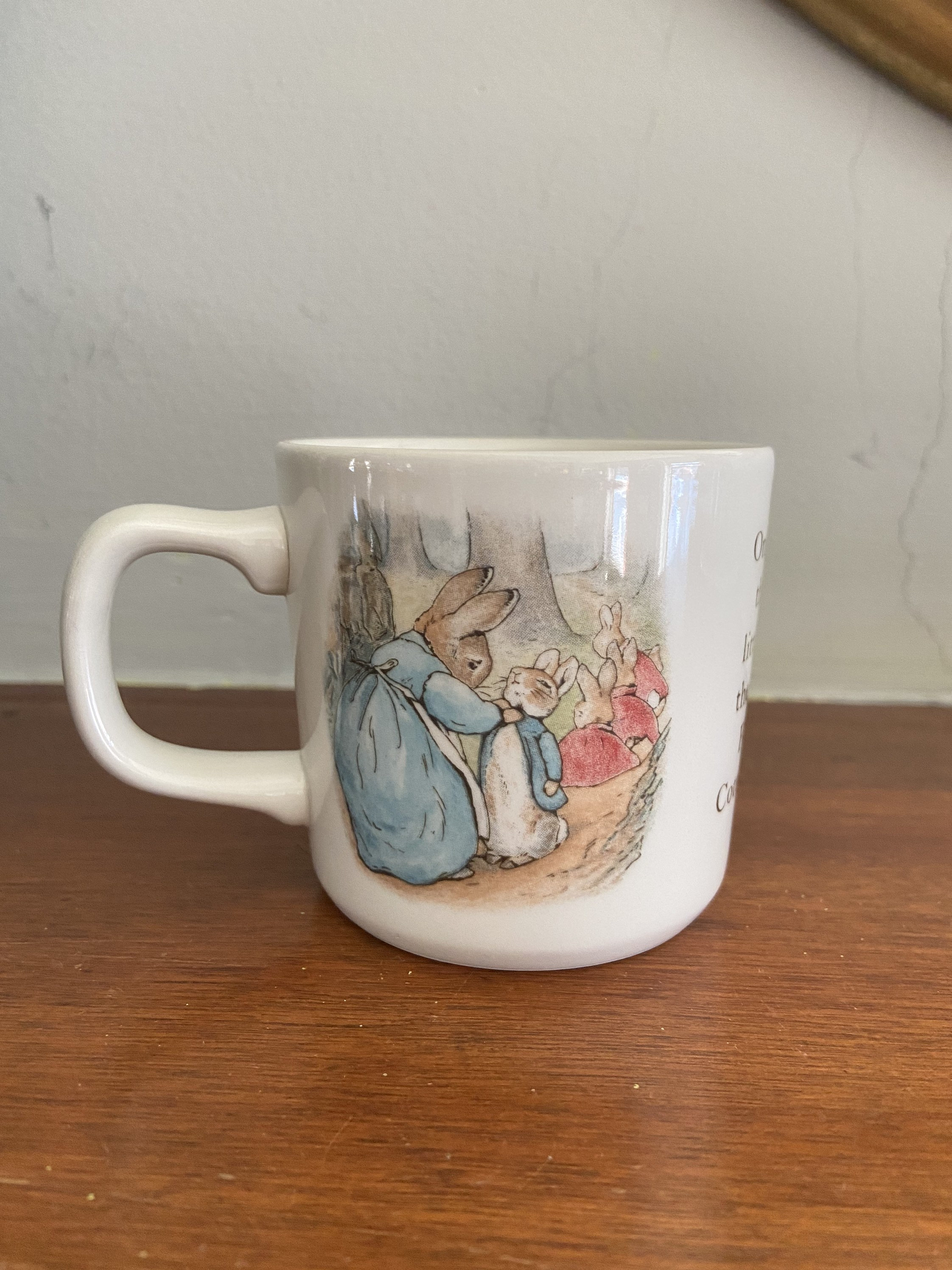 A Vintage Wedgwood Peter Rabbit Mug - Etsy