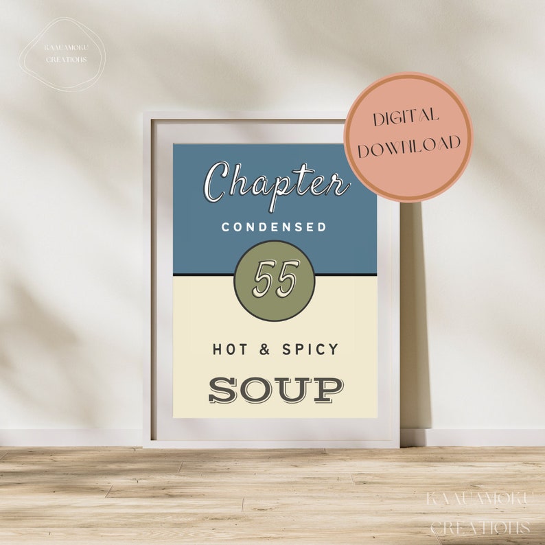 Chapter 55 Soup ACOTAR ACOMAF Wall Art | Bookish Wall Print Digital ...