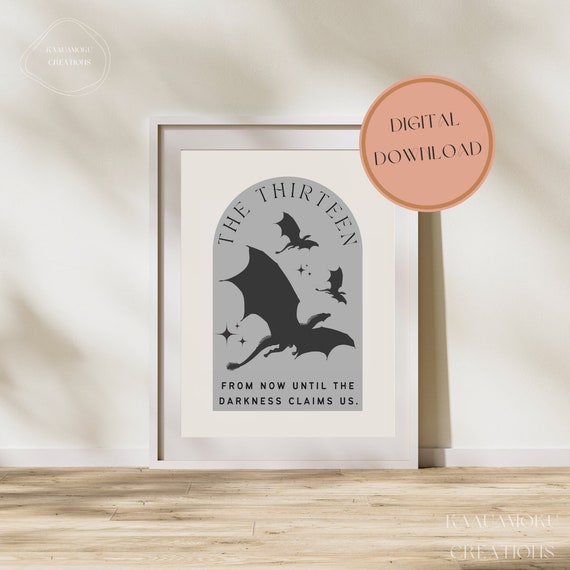 The Thirteen From Now Until the Darkness Claims Us TOG - Etsy