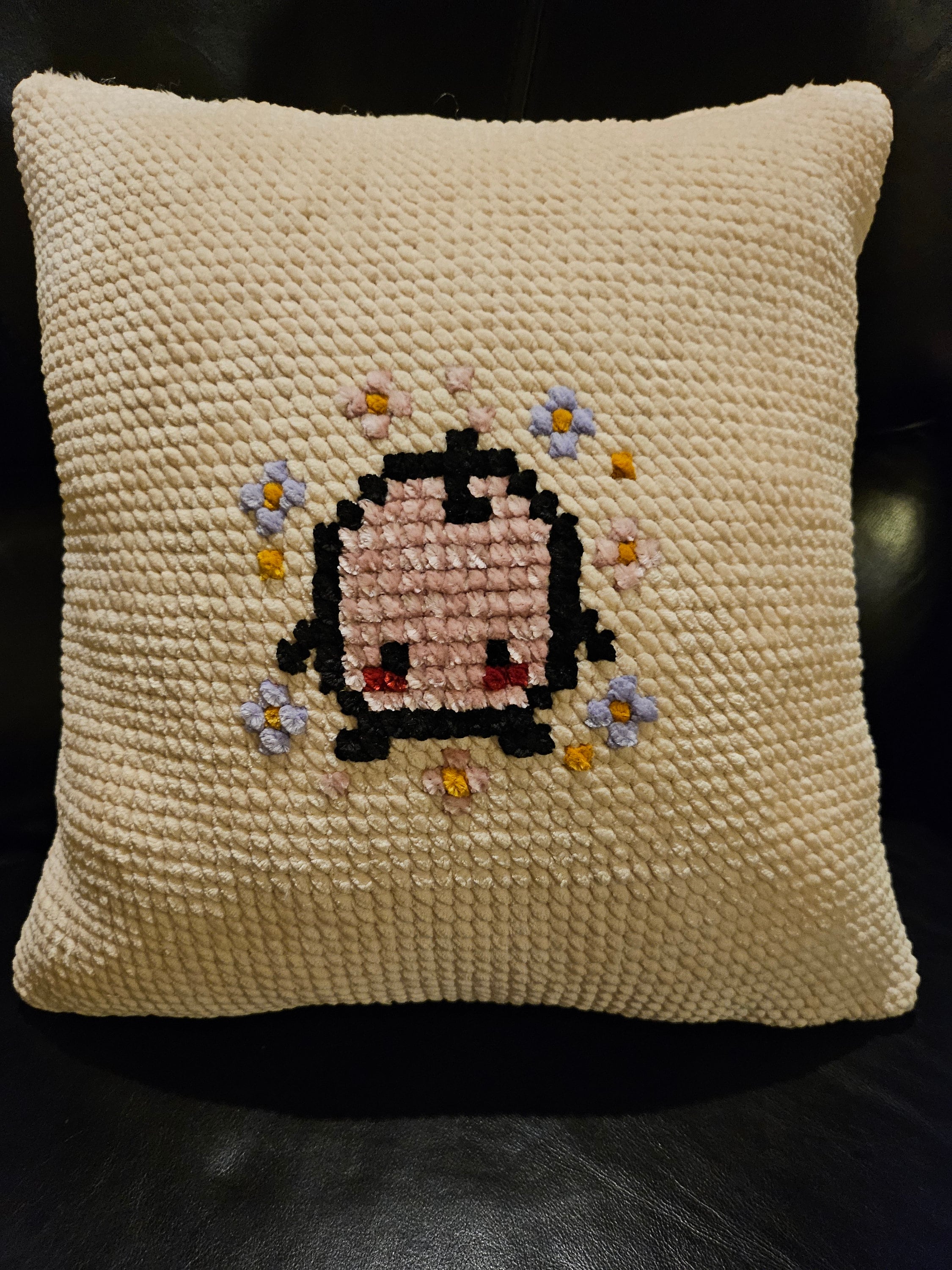 Stardew Valley Chicken & Egg Crochet Pillow - Etsy