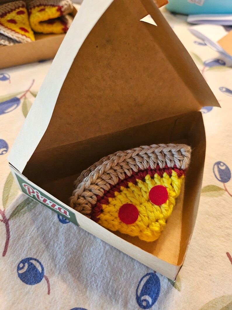Crochet Pizza Coasters - Etsy