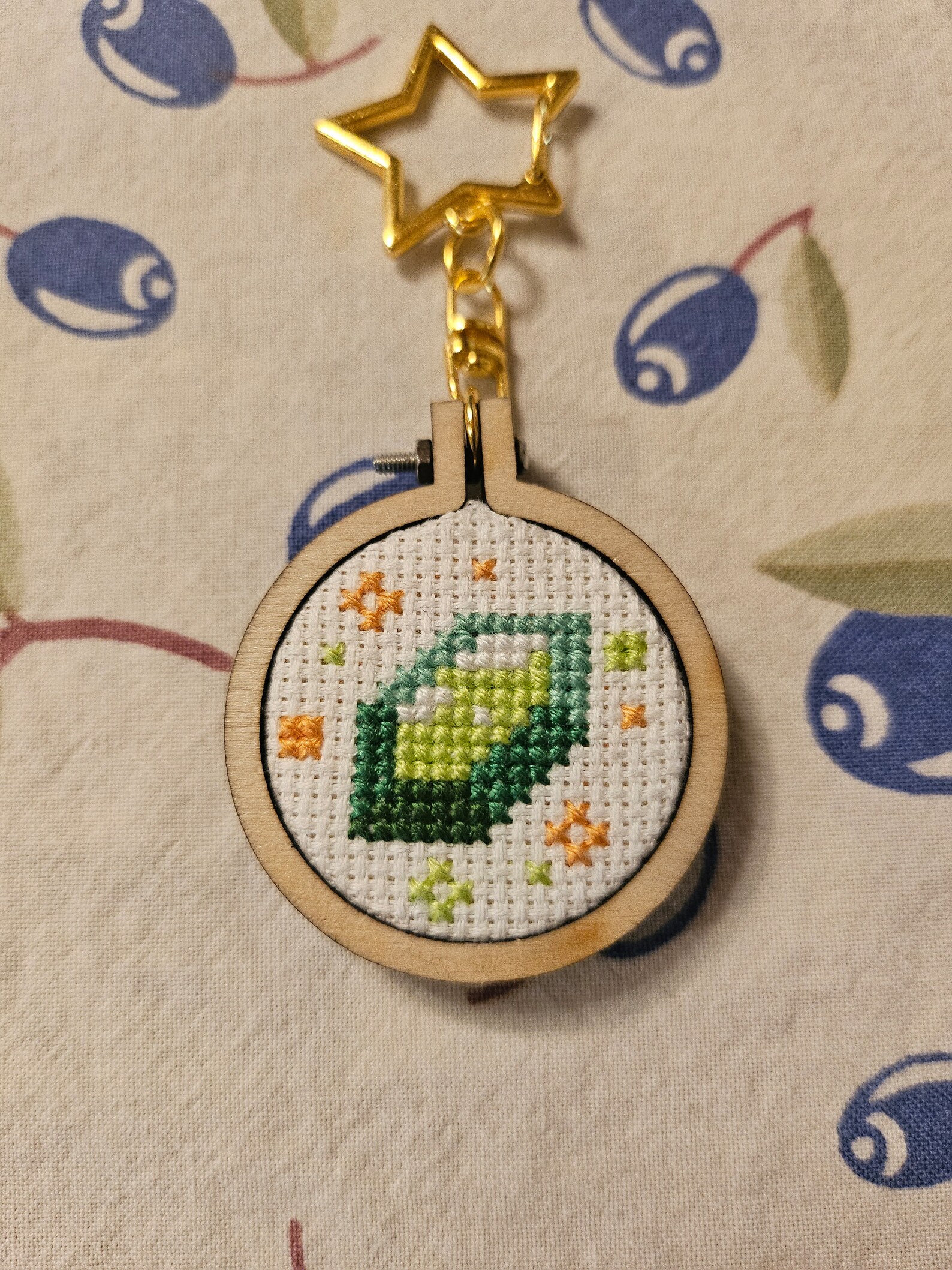 Legend of Zelda Cross Stitch Keychain Pendant - Etsy