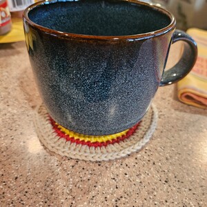 Crochet Pizza Coasters - Etsy