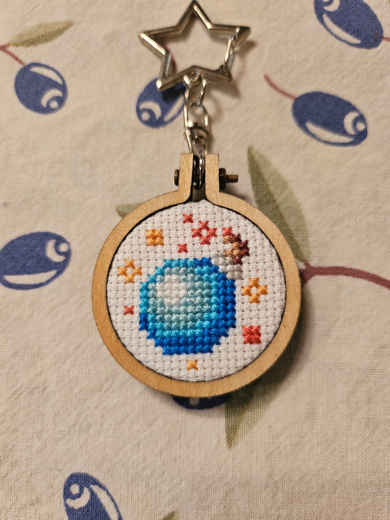 Legend of Zelda Cross Stitch Keychain Pendant - Etsy