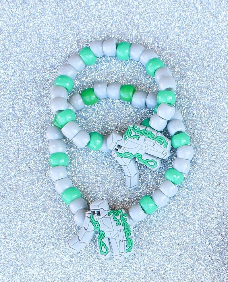 Minecraft Kandi Bracelets, Singles - Etsy