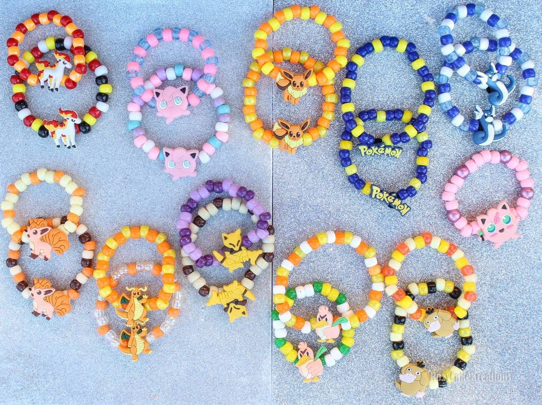 Pokemon Kandi Bracelets Singles - Etsy Canada