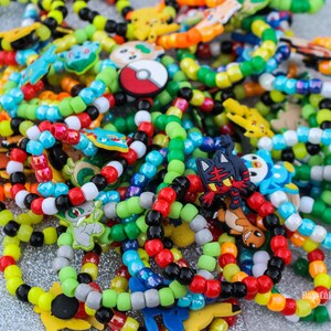 Detective Pikachu Pokemon Bracelets Singles, Kandi - Etsy