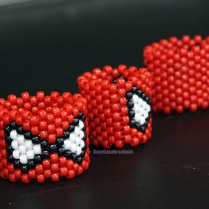 Spiderman Kandi Cuff - Etsy