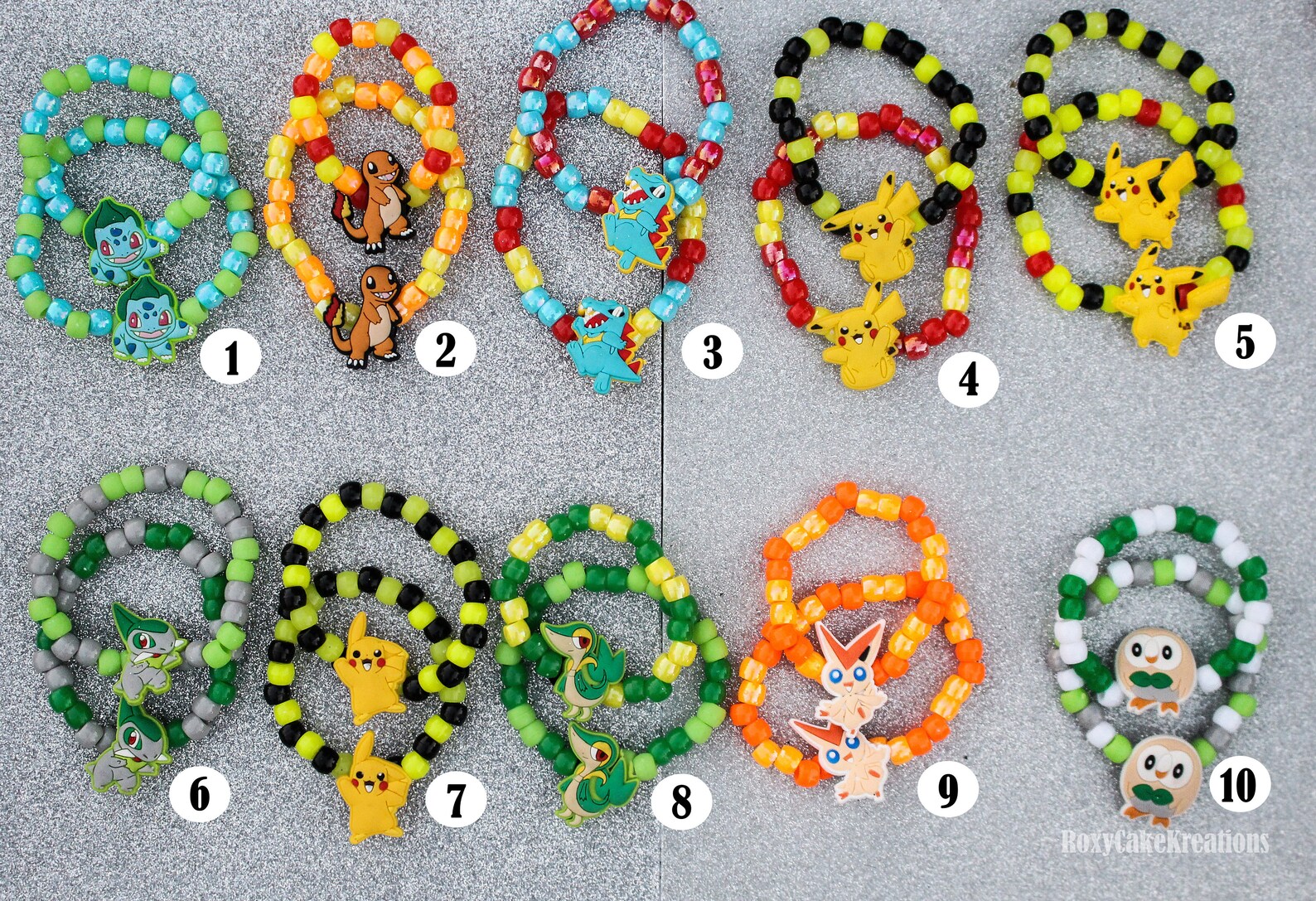 Detective Pikachu Pokemon Bracelets Singles Kandi - Etsy