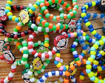 Super Mario M Hat Beaded Bracelet - Etsy