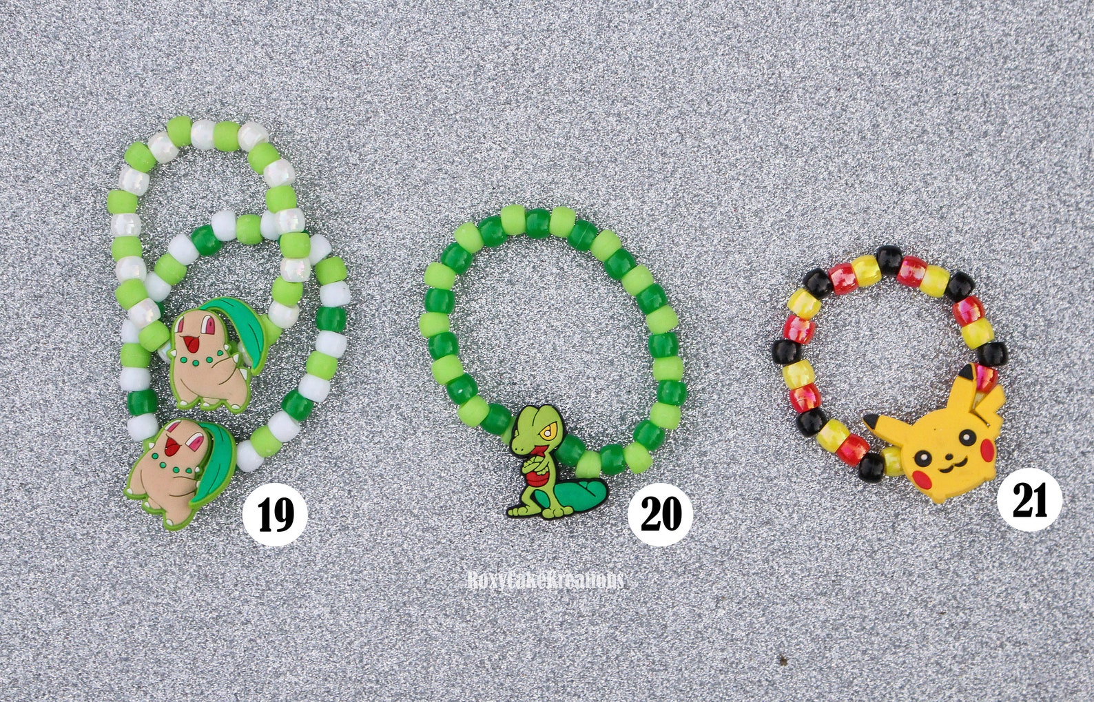 Detective Pikachu Pokemon Bracelets Singles Kandi | Etsy