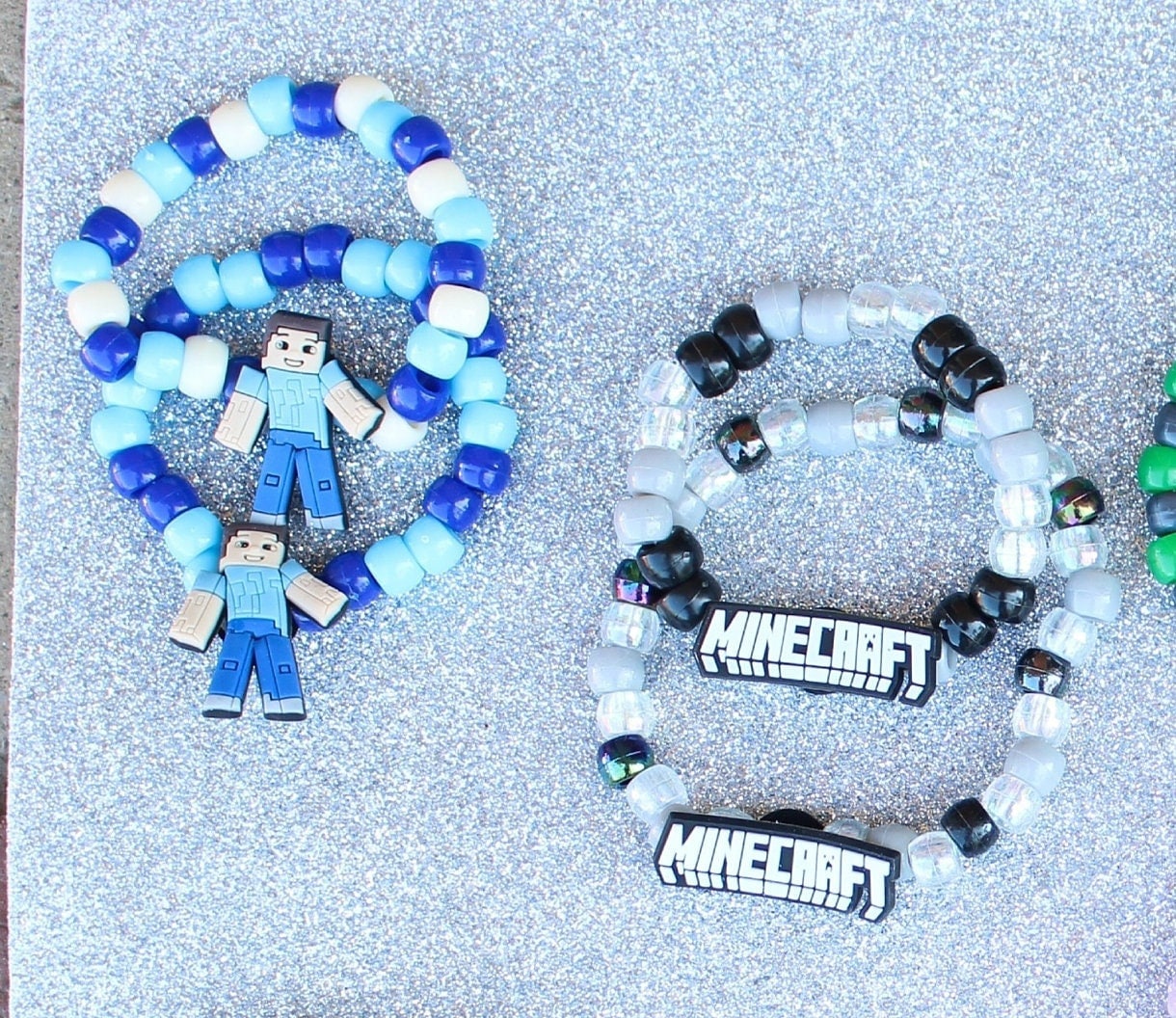Minecraft Kandi Bracelets, Singles - Etsy