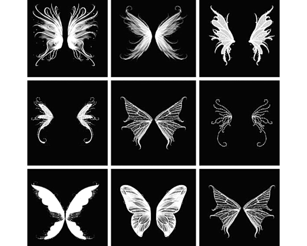 Fairy Wing Overlays PNG, Magical Fair Wing Overlays, Butterfly Wing ...