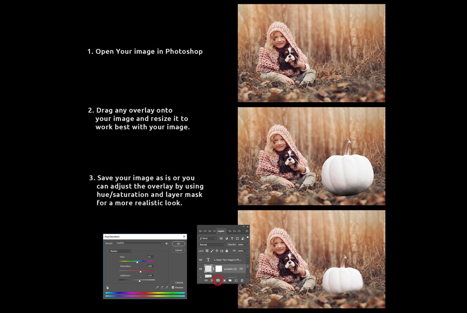 Halloween Overlay Pack, Halloween Overlays, Overlays, Pumpkin Elements ...