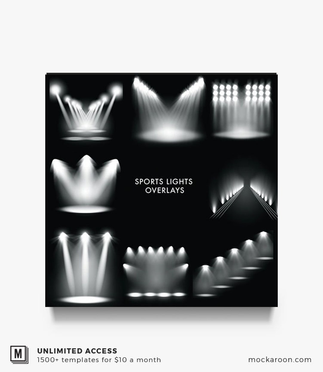 Sports Stadium Lights Overlays, Lights Overlays, Sports Overlays - Etsy