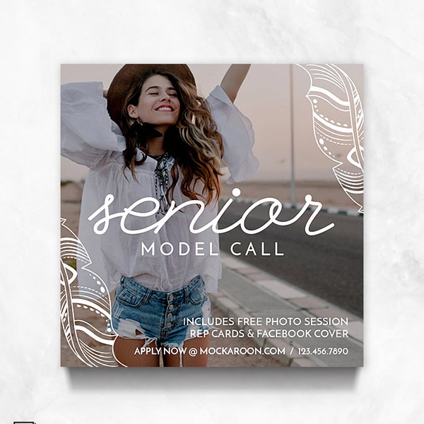 Photography Model Call Template - Etsy
