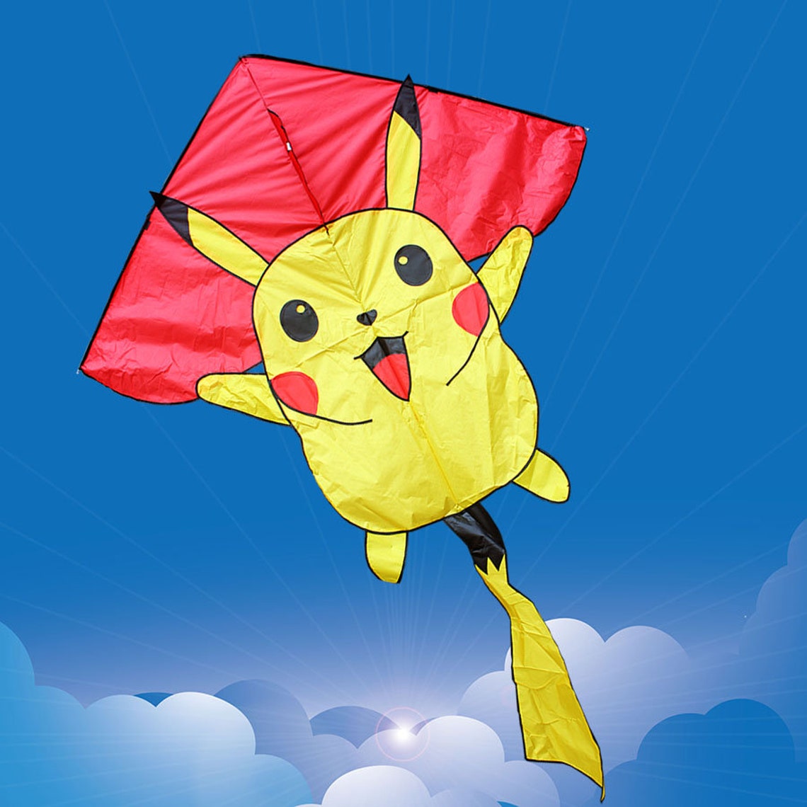 Kite Flying Toy Pikachu | Etsy