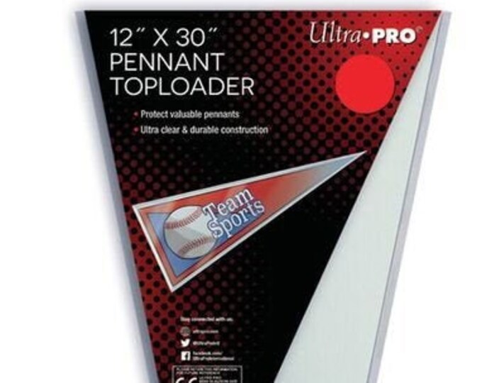 Ultra Pro Rigid Pennant Display Case Protector Toploader - Etsy