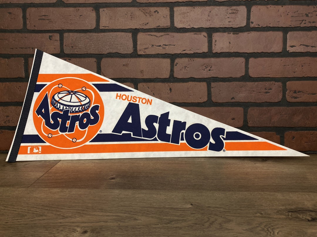 1980's Houston Astros MLB Large Vintage Pennant - Etsy