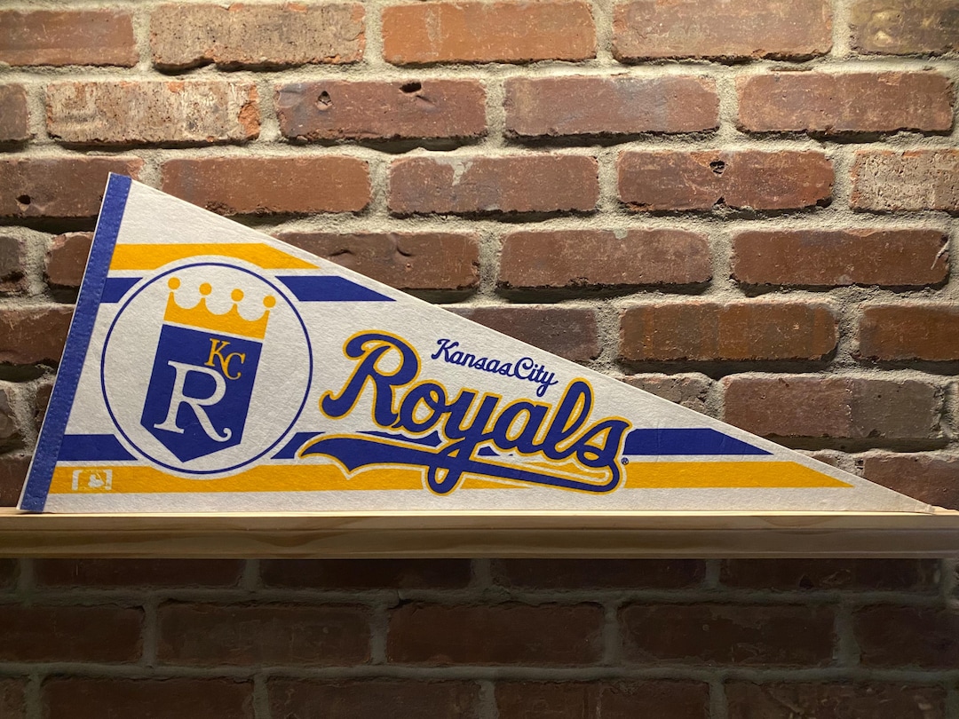 1980's Kansas City Royals MLB Large Vintage Pennant - Etsy