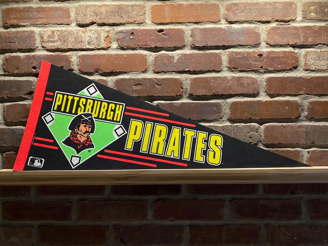1980s Pittsburgh Pirates MLB Large Vintage Pennant – Authentic Sports ...