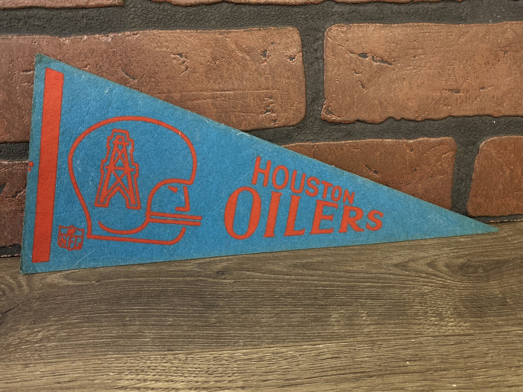 1970's Houston Oilers 12 Vintage Pennant - Etsy