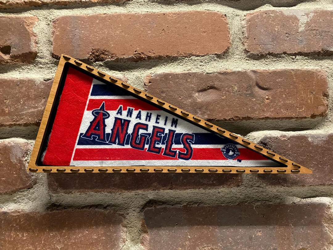 Framed 2001 Los Angeles Angels Anaheim MLB Vintage Mini Pennant ...