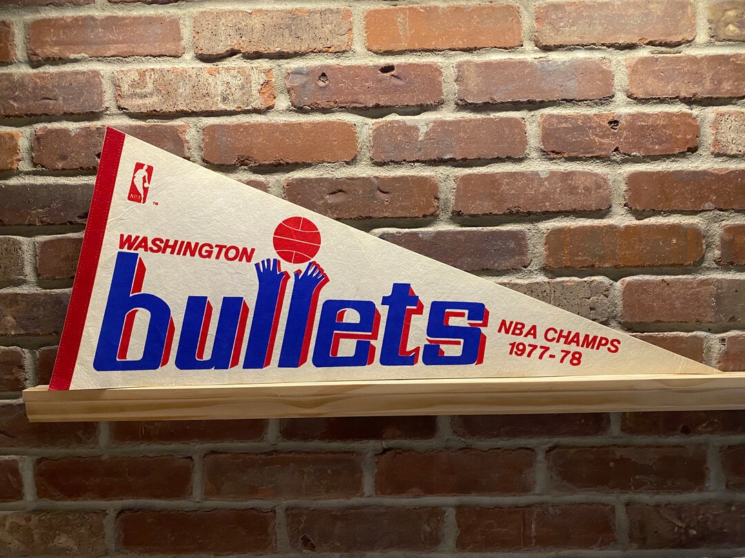 1978 Washington Bullets NBA Champions Large Vintage Pennant - Etsy