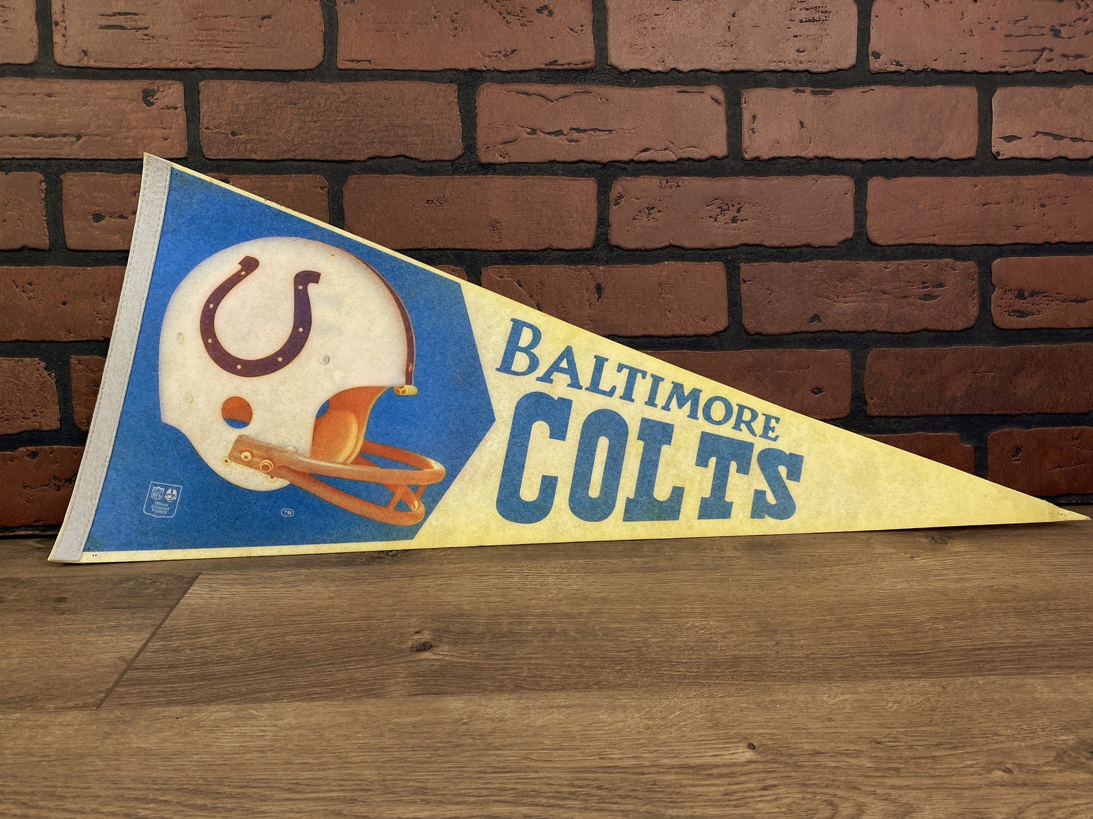 1970's Baltimore Colts NFL Large Vintage Pennant - Etsy