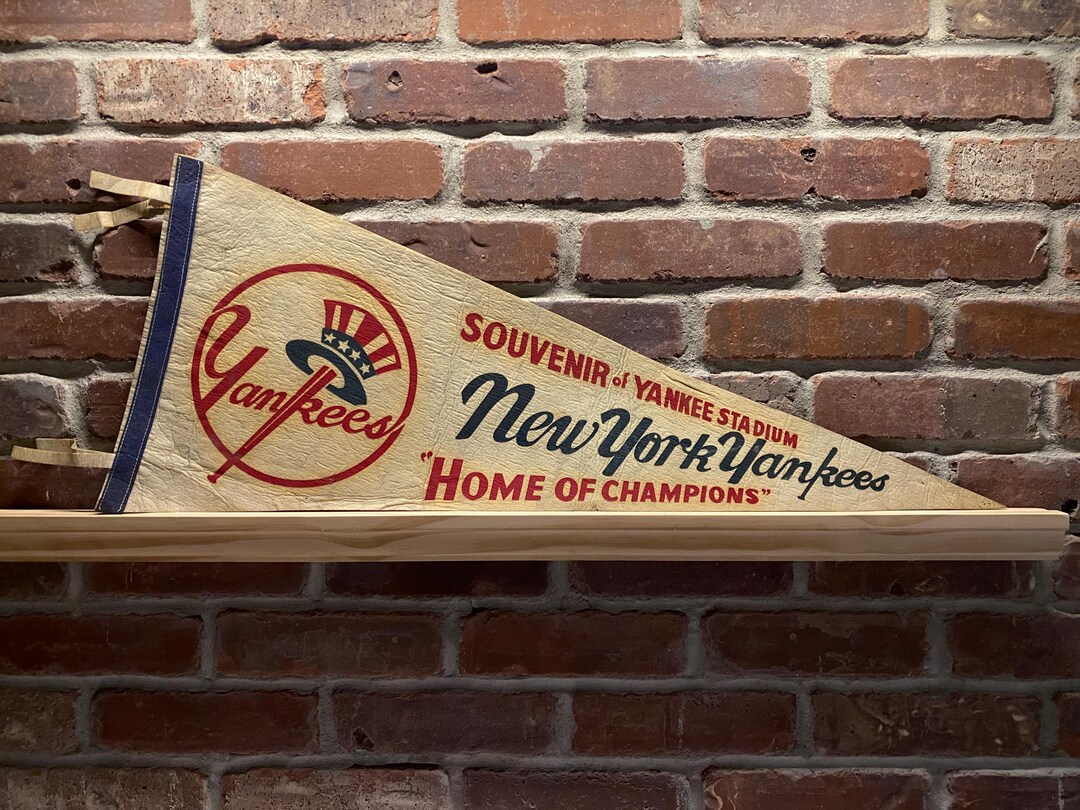 1950s New York Yankees Champions MLB Large Vintage Pennant - Etsy
