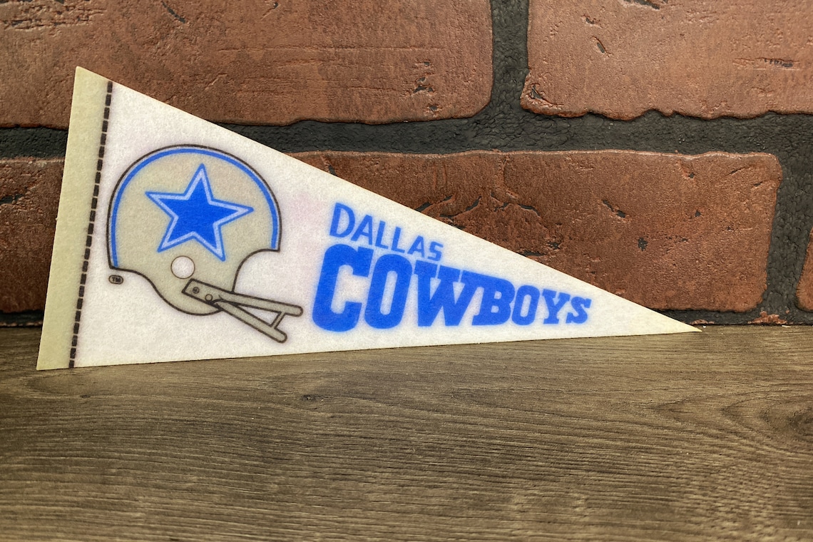 Mini Dallas Cowboys Vintage Pennant - Etsy