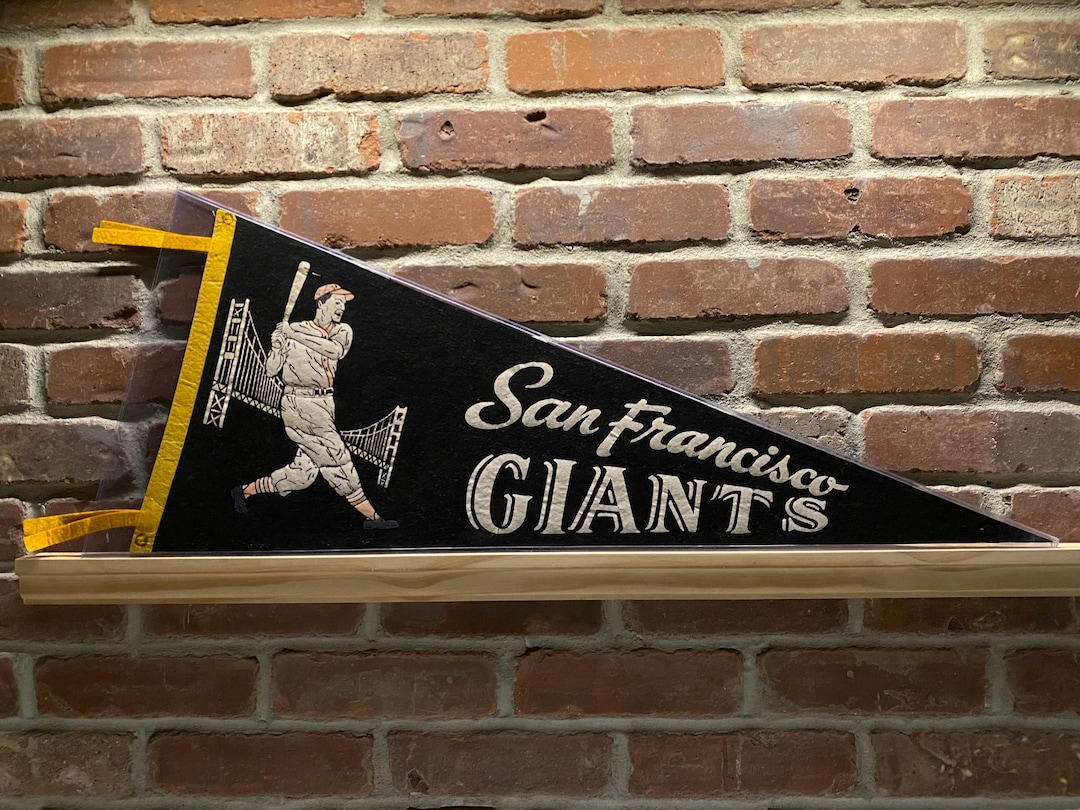 1950s San Francisco Giants MLB Large Vintage Pennant – Authentic Sports ...