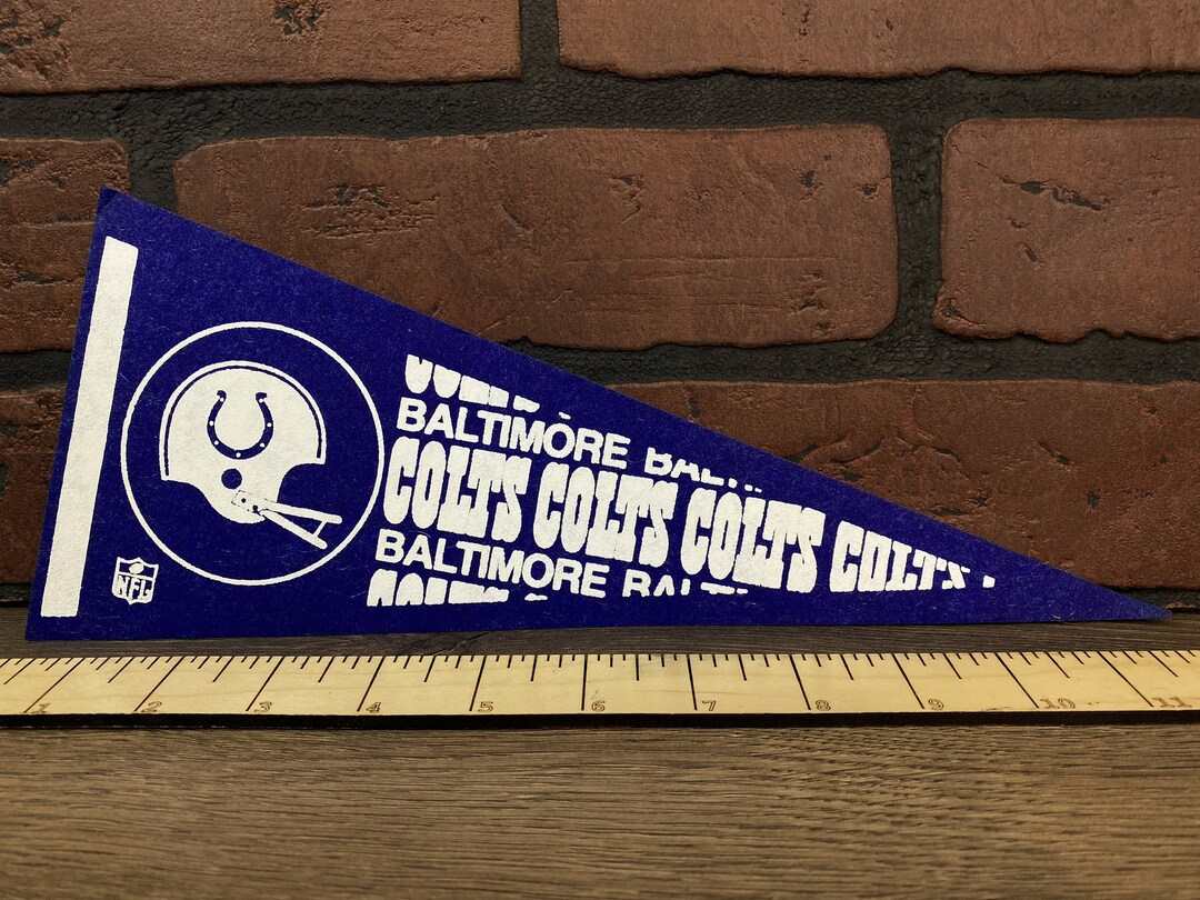 1970s Baltimore Colts NFL 12" Vintage Pennant – Authentic Sports ...