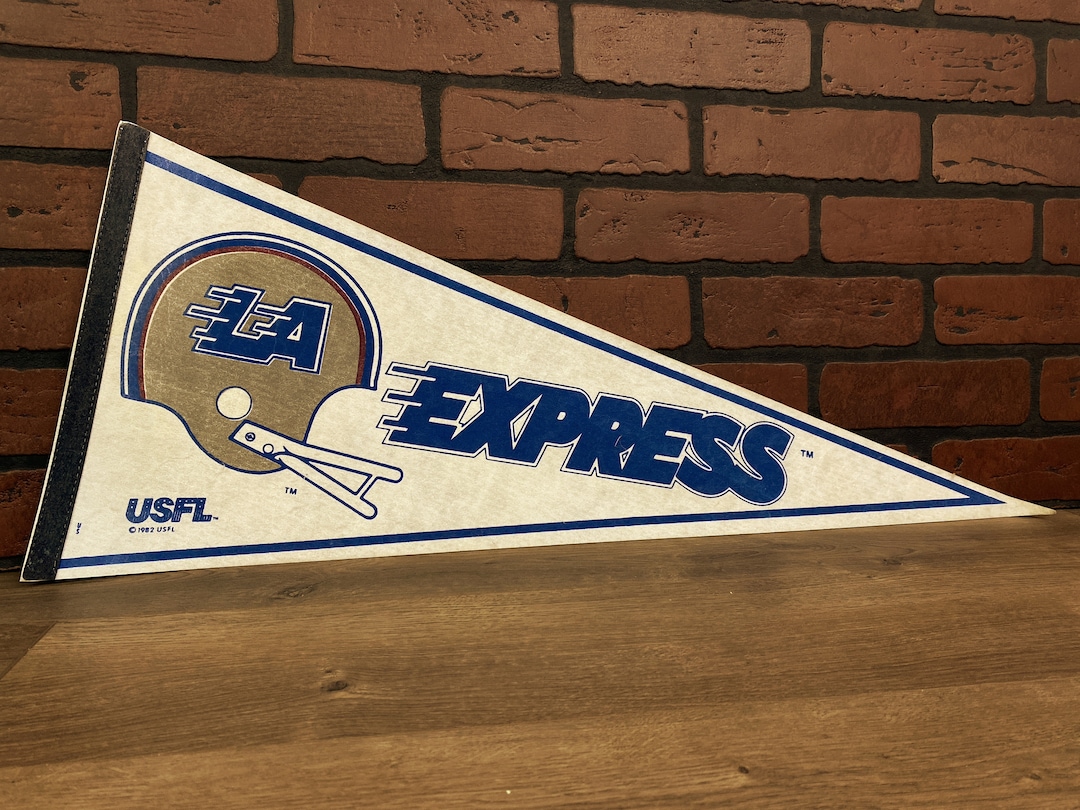 1980's Los Angeles Express USFL Large Vintage Pennant - Etsy